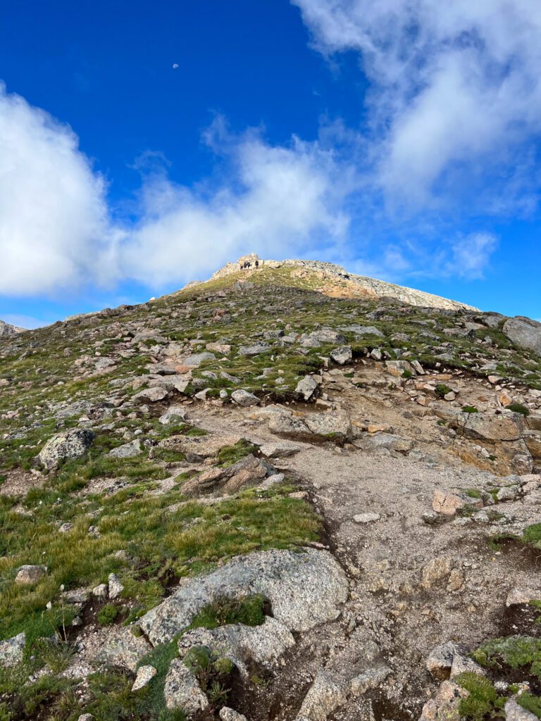 Mount Blue Sky from Summit Lake: an Easy 14er