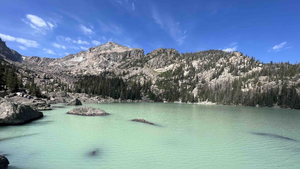 Easy Hike to Lake Haiyaha in Rocky Mountain National Park