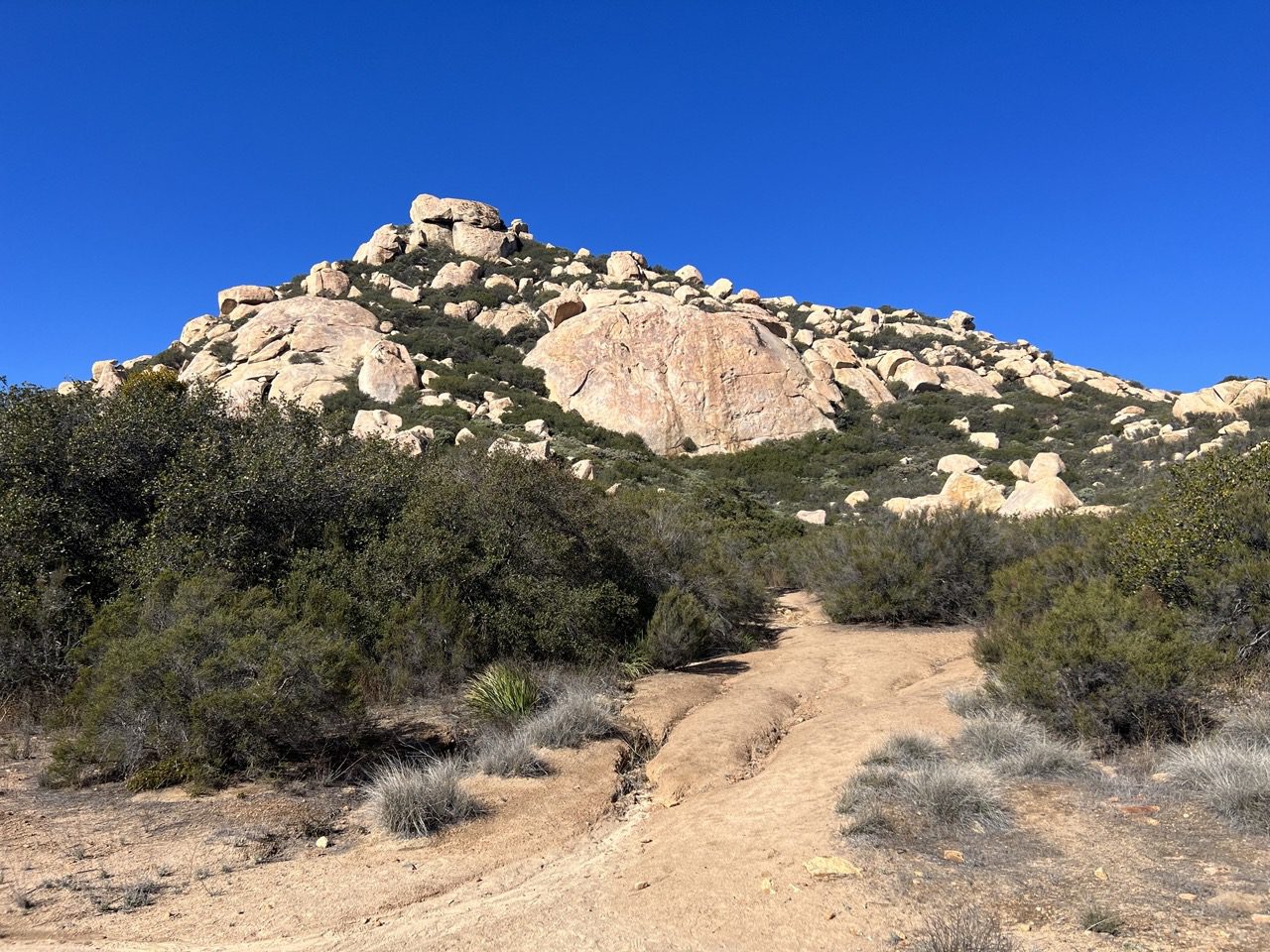 Hike and Scramble Lawson Peak Trail in San Diego