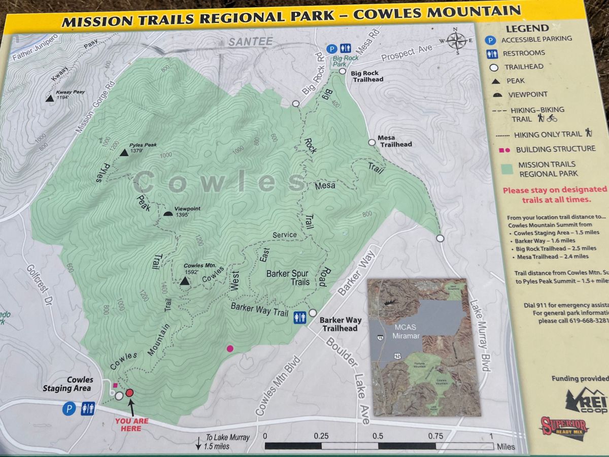Cowles Mountain Hike - Highest Peak in San Diego City